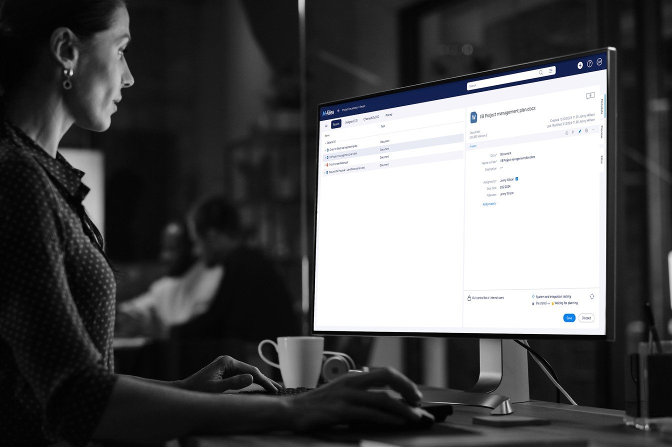 M-Files | Streamline Document Automation | Your Metadata-Driven Document Management Solution